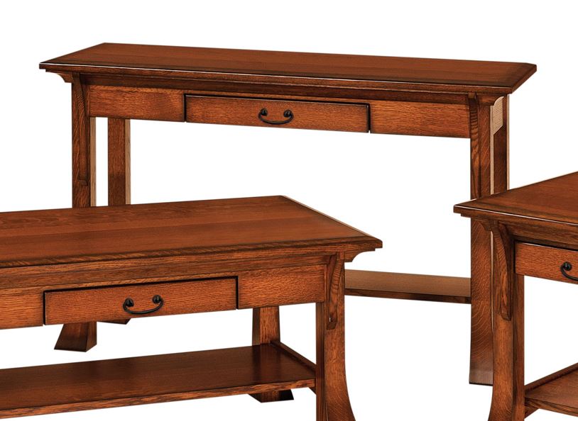 QW Amish Breckenridge Sofa Table – Quality Woods Furniture