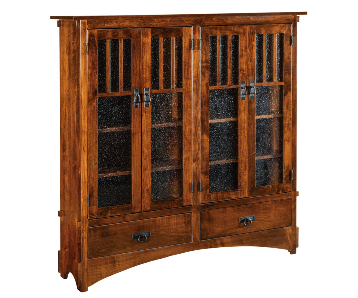 Deluxe Mission 60x60 Bookcase – Quality Woods Furniture