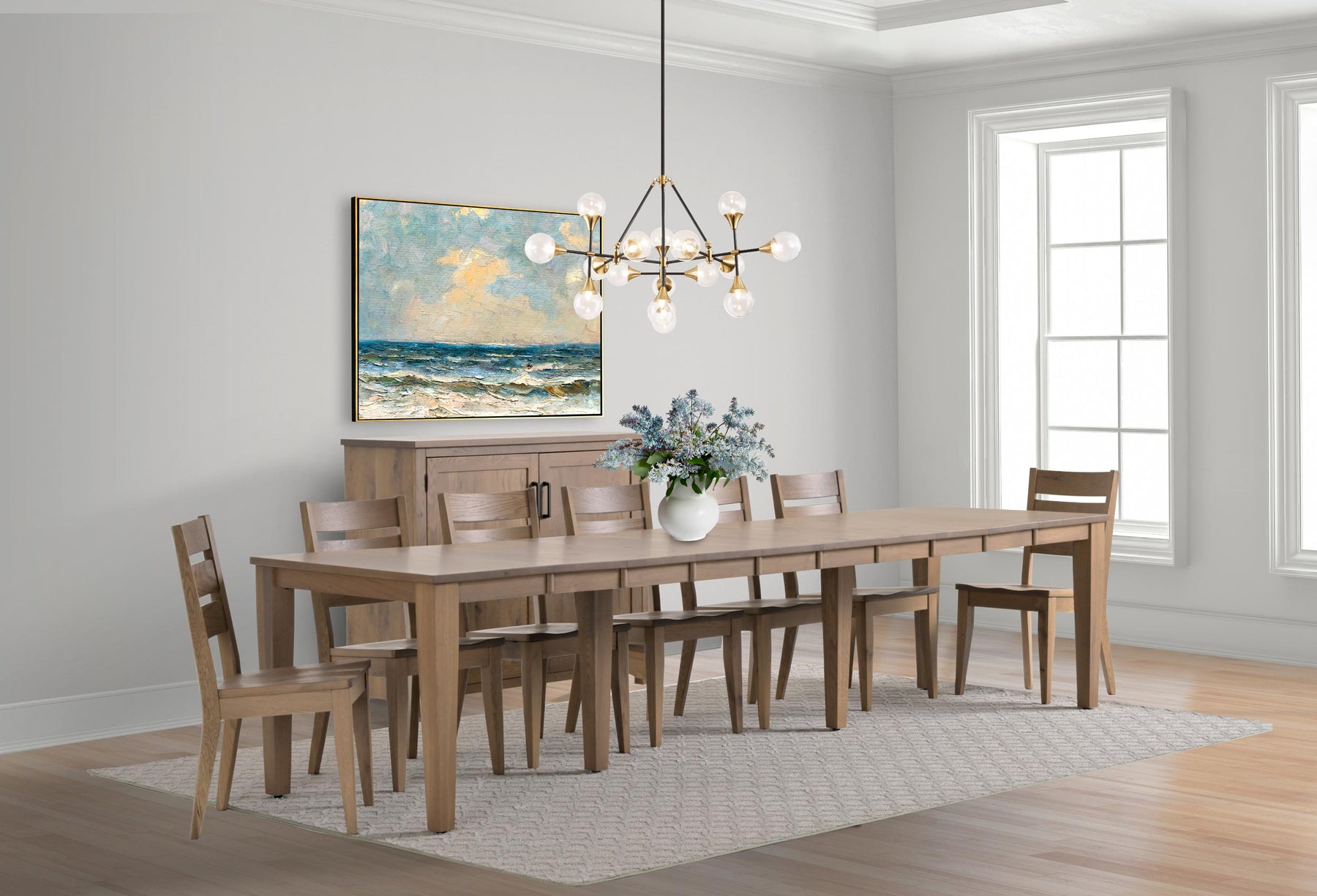 Flex Dining Table | Amish Solid Wood | QW Furniture – Quality Woods ...