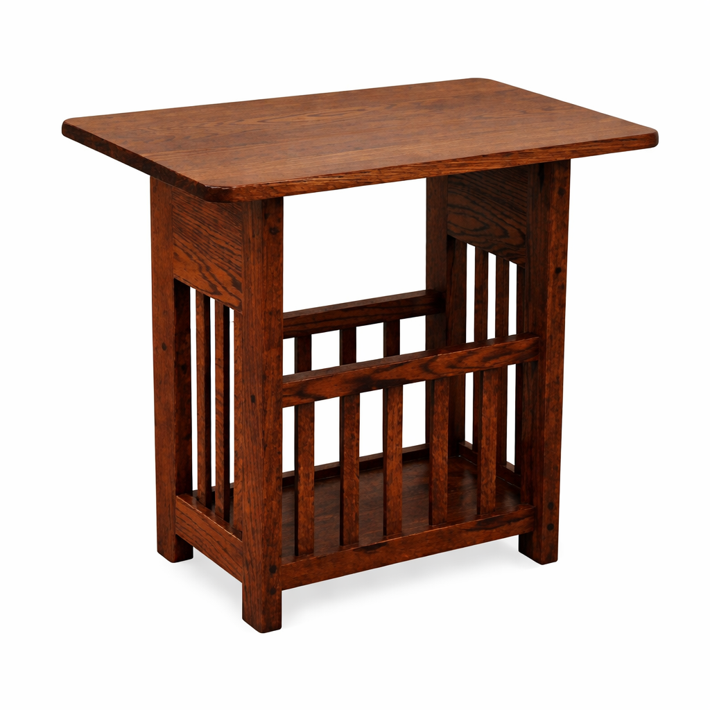 QW Amish Mission Magazine End Table – Quality Woods Furniture