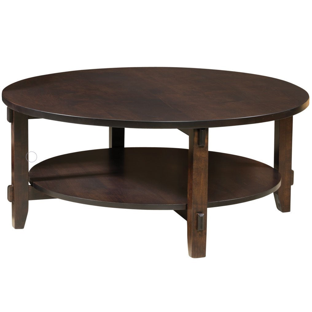 QW Amish Bungalow 42" Round Coffee Table – Quality Woods Furniture