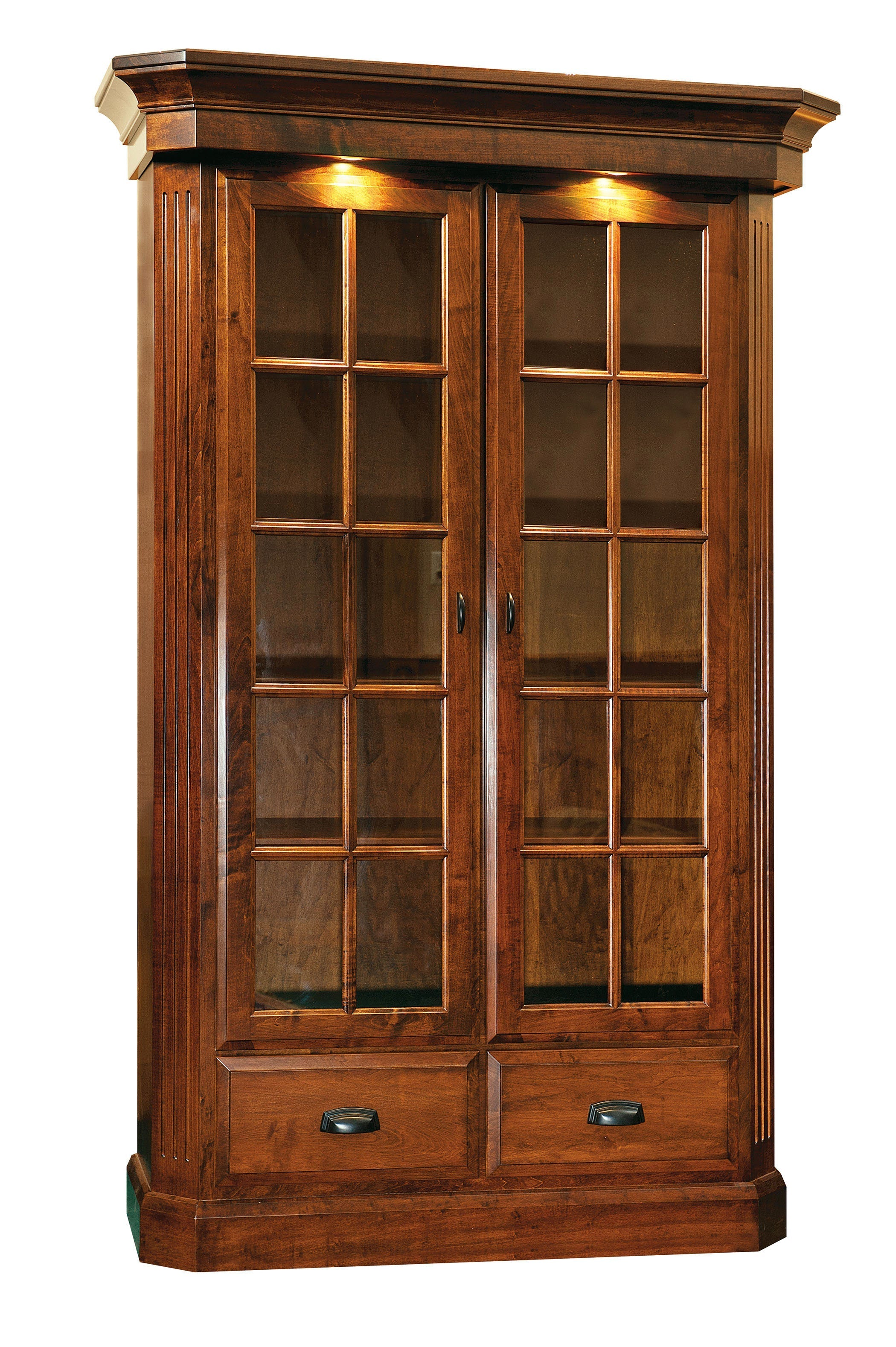 QW Amish Classic Saturn Bookcase – Quality Woods Furniture