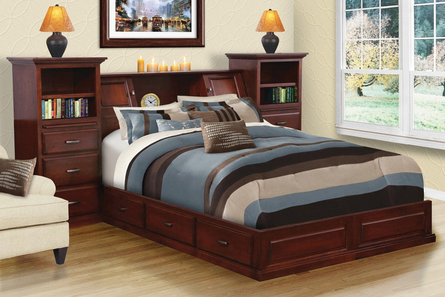QW Amish Mid Wall Pier Bed #40 – Quality Woods Furniture