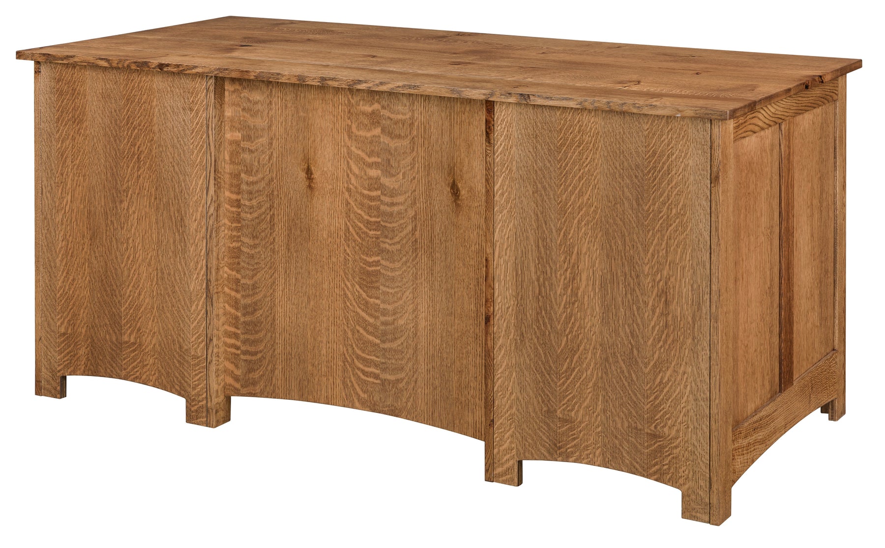 QW Amish Oakridge Desk with Optional Hutch – Quality Woods Furniture