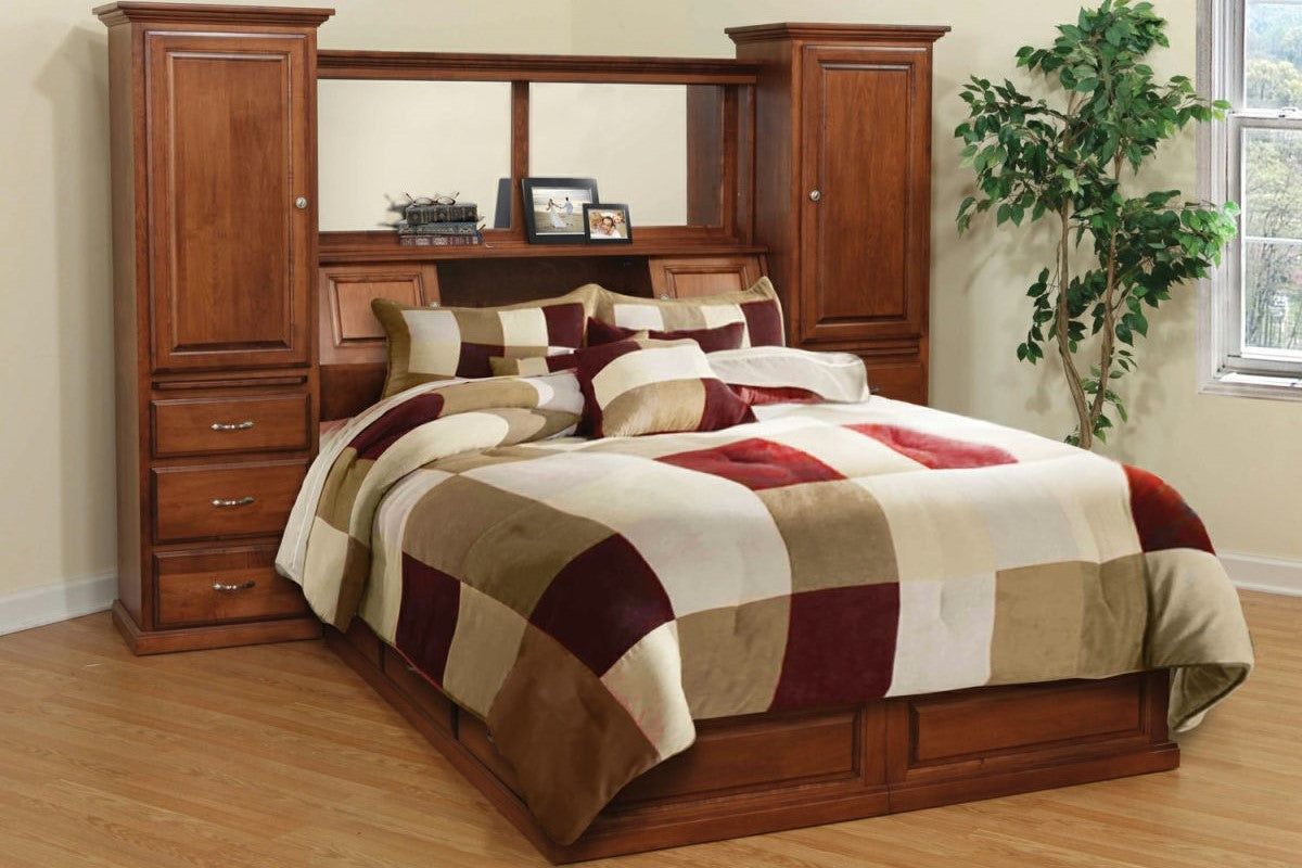 QW Amish Traditional Pier Bed #39 – Quality Woods Furniture