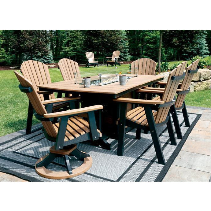 Patio dining fire table store