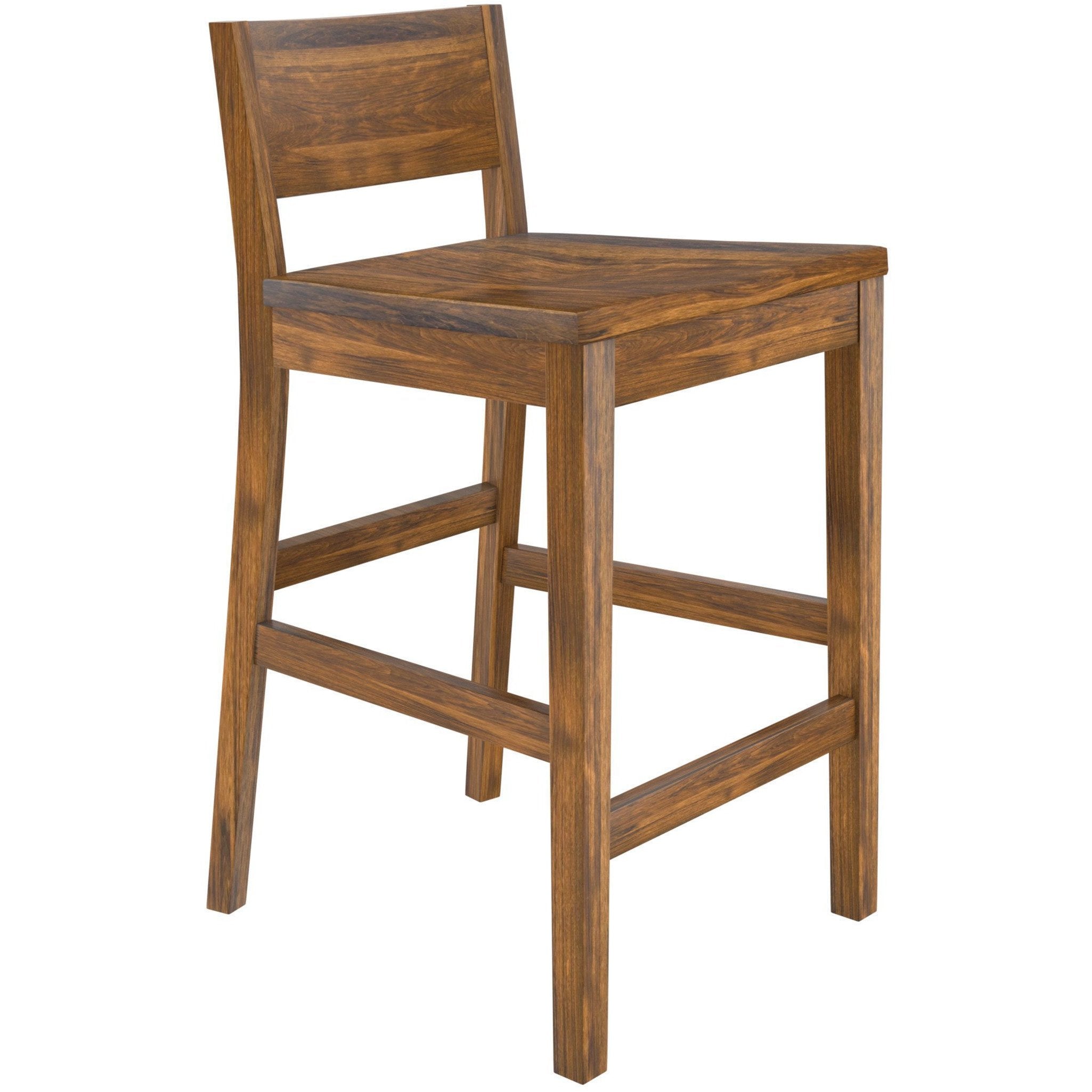 QW Amish Anson Pub Chair – Quality Woods Furniture