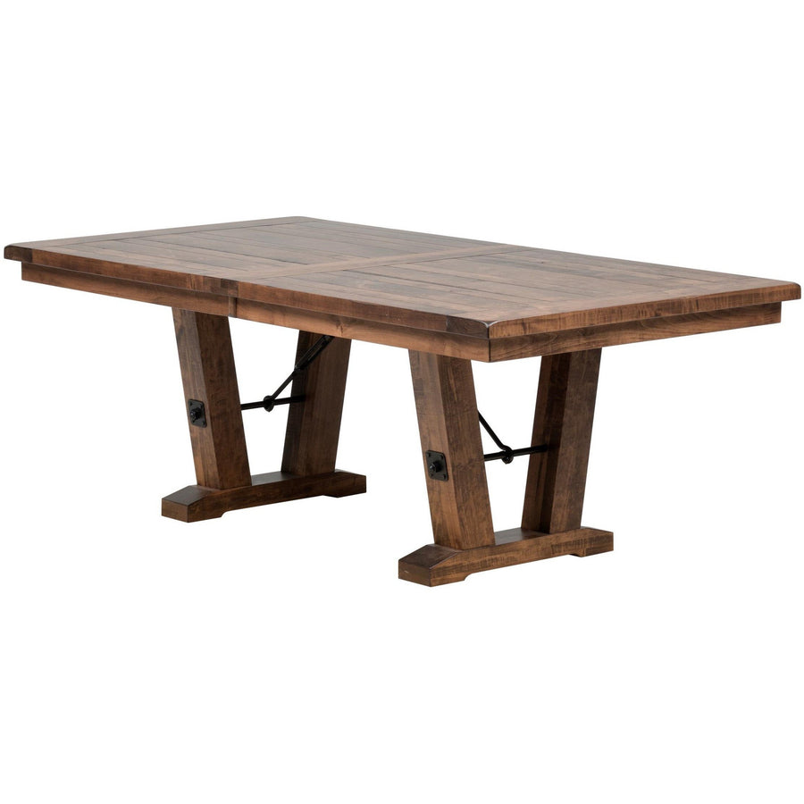 Bayfield Plank Dining Table | Amish Solid Wood | QW Furniture – Quality ...