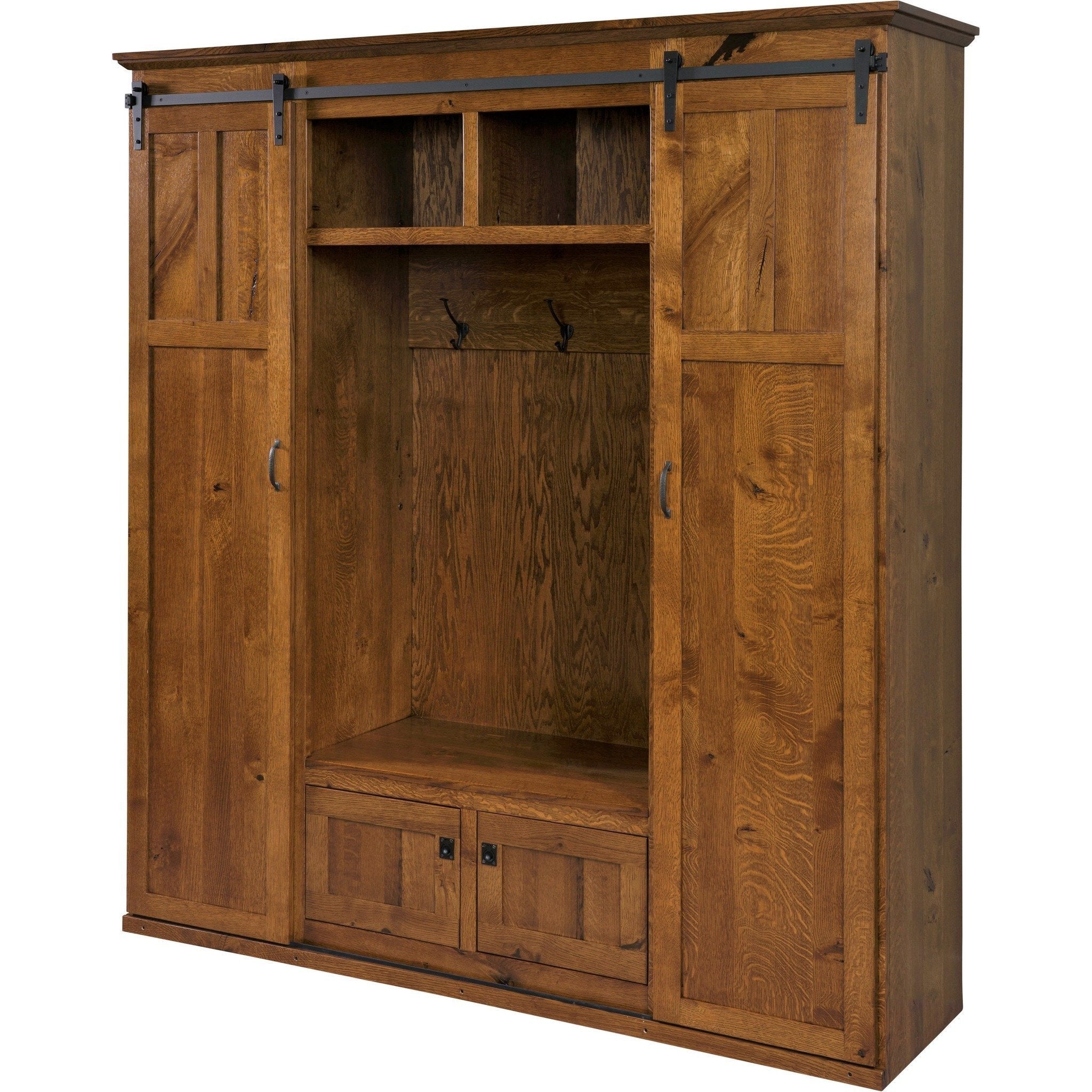 QW Amish Burlington Hall Seat – Quality Woods Furniture