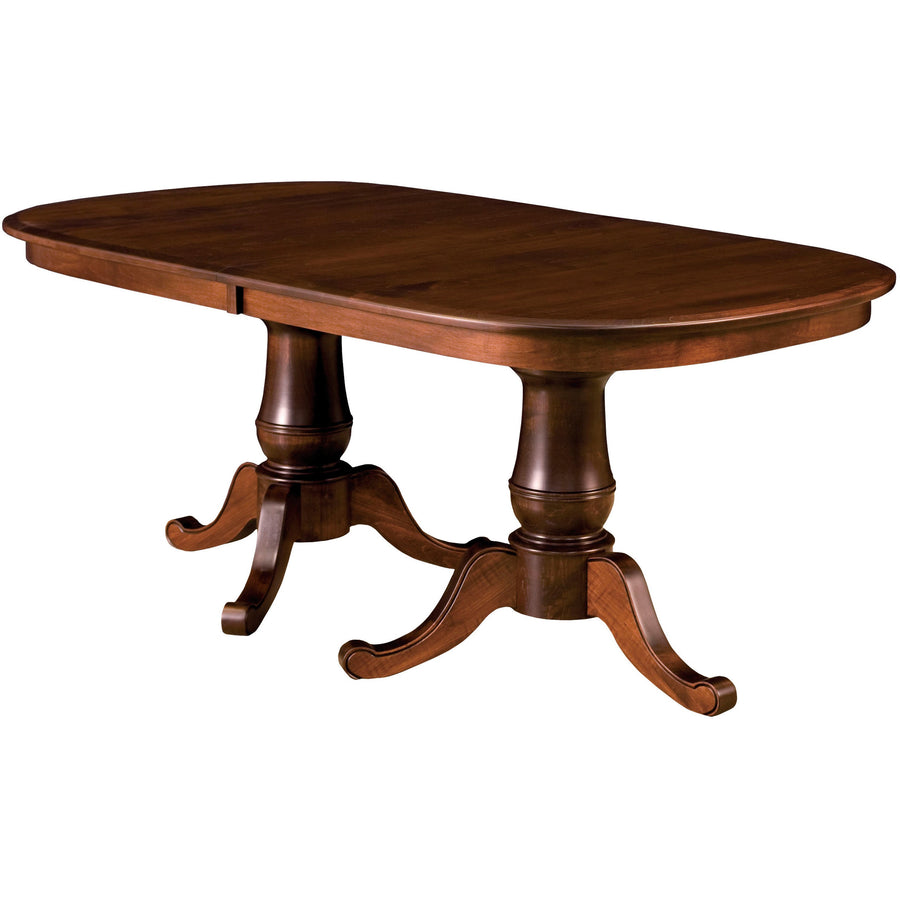 Chancellor Double Pedestal Dining Table | Amish Solid Wood – Quality ...