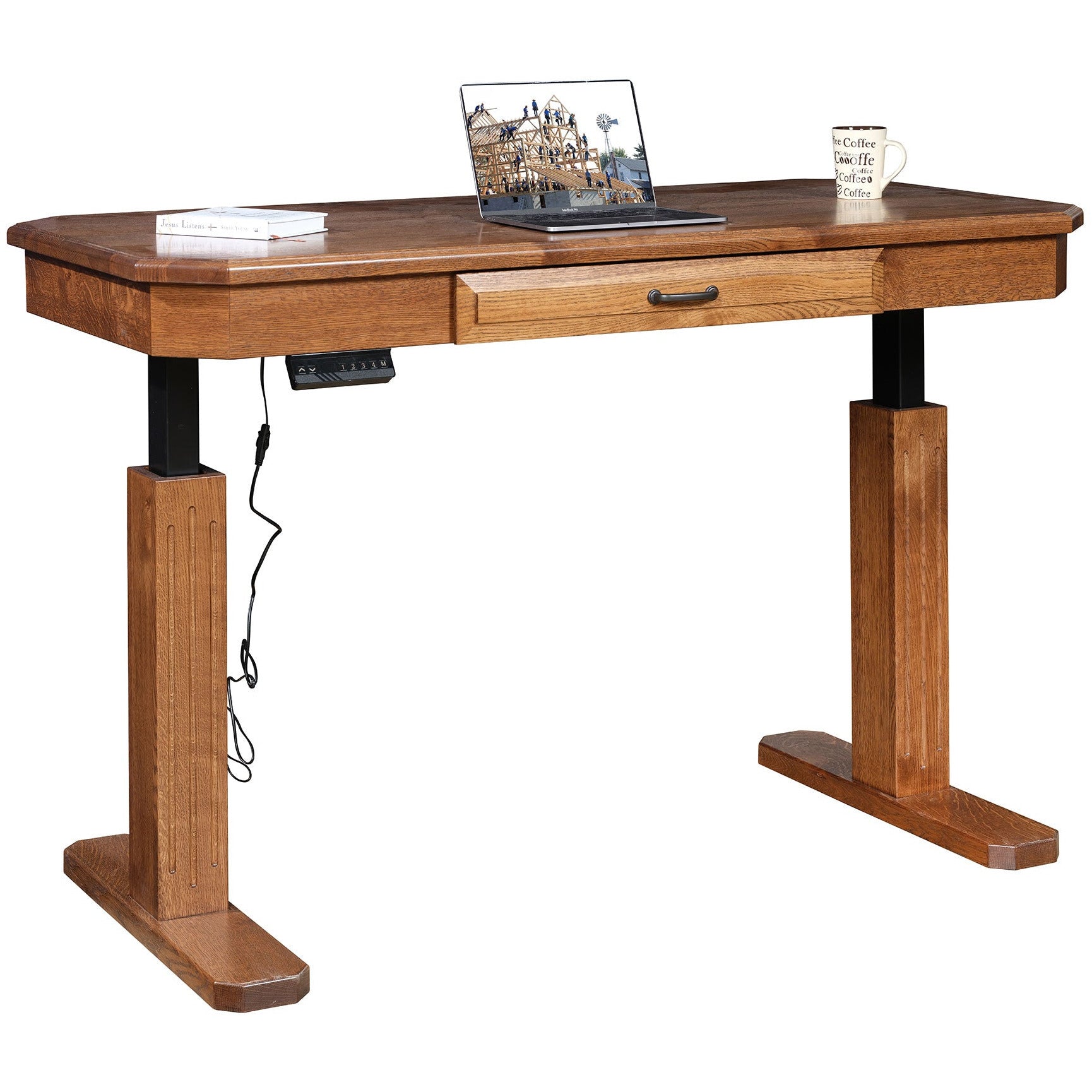 QW Amish Fifth Avenue Lift Desk – Quality Woods Furniture