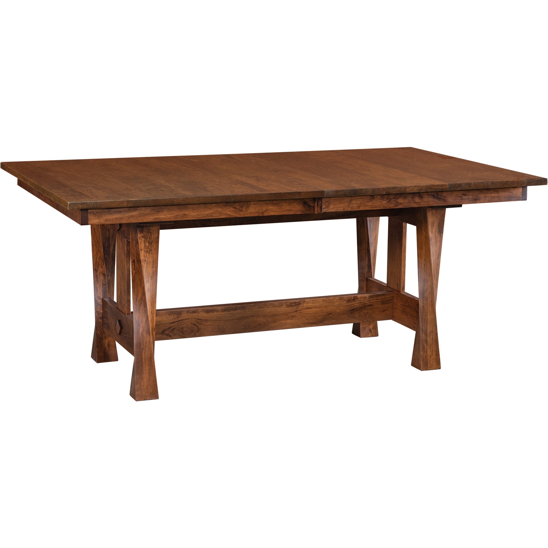 QW Amish Lexington Twist Trestle Table – Quality Woods Furniture