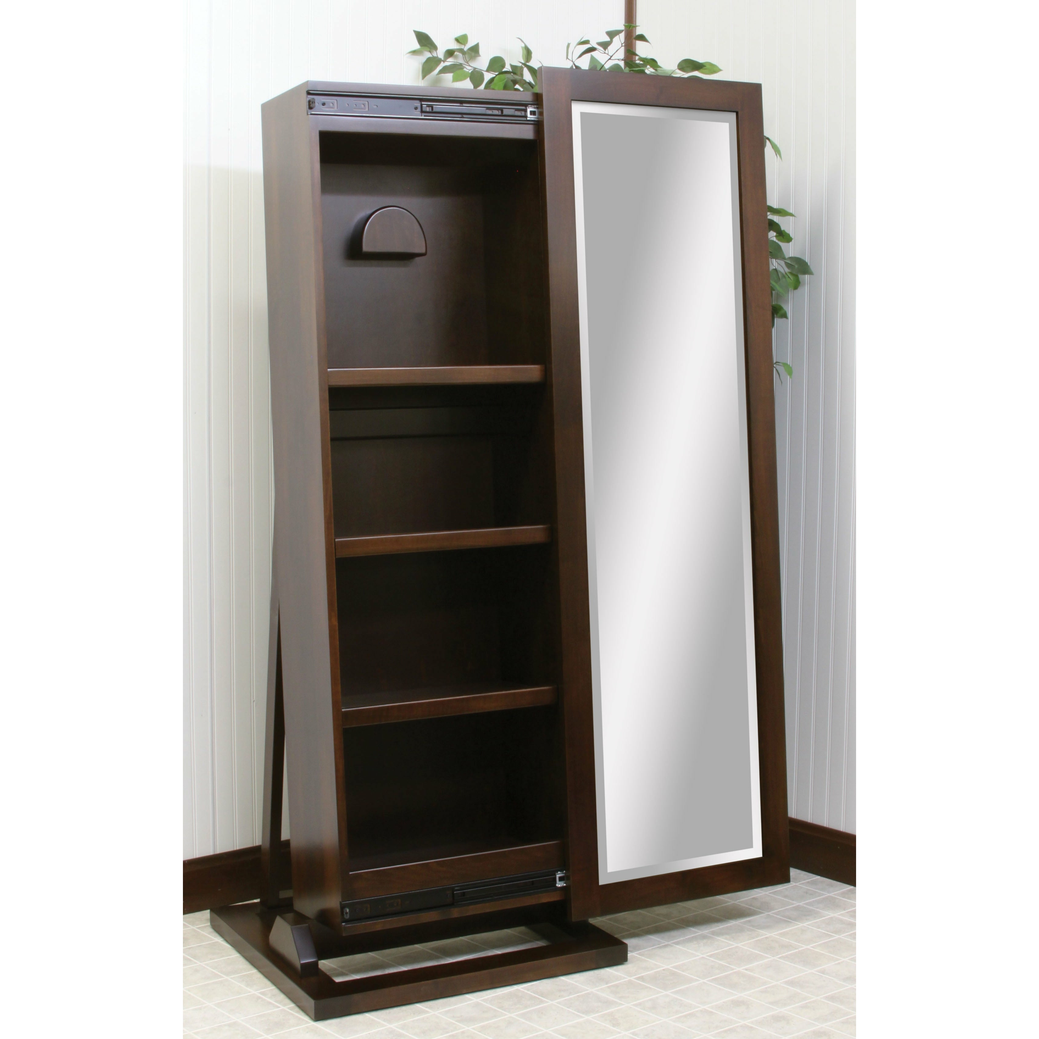 Shaker Hat Storage Leaner Cabinet – Quality Woods Furniture