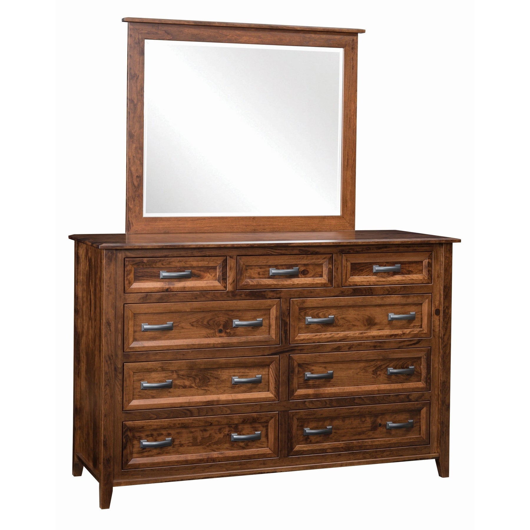QW Amish Ventura Dresser with Optional Mirror – Quality Woods Furniture